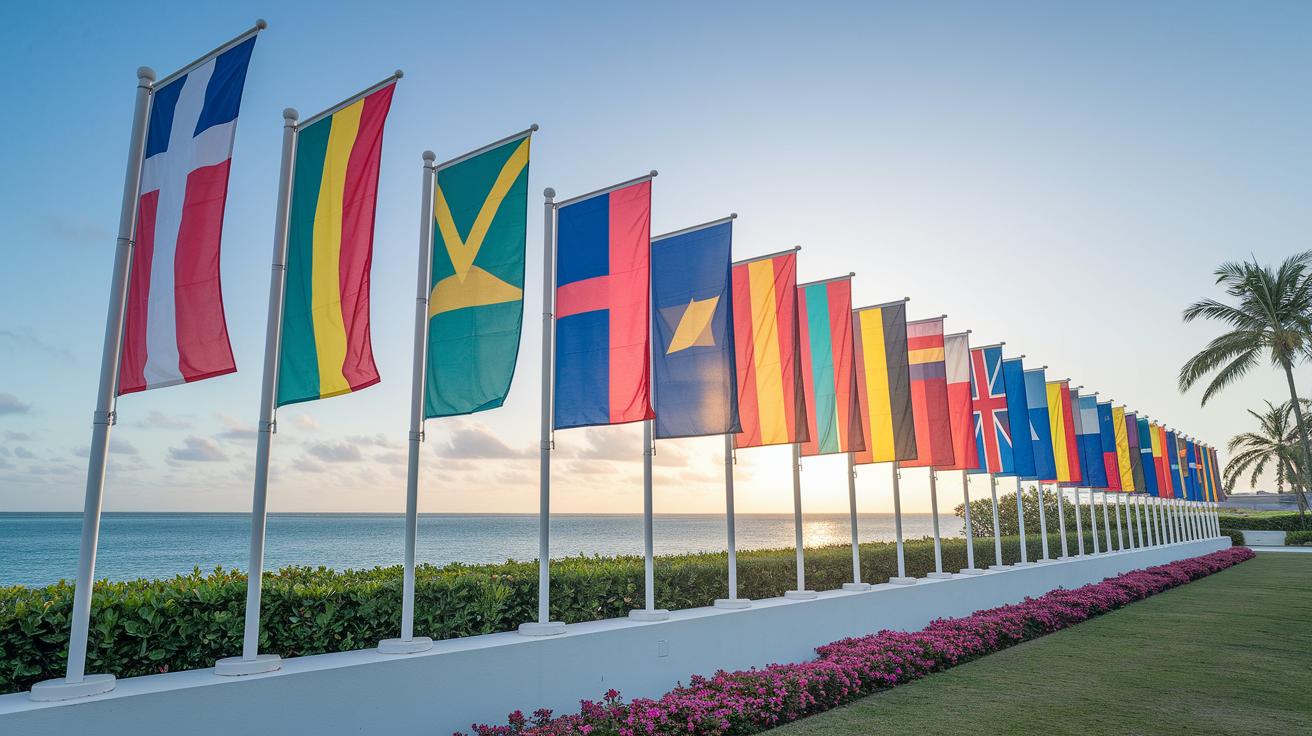 Caribbean Island Flags: Radiant Symbols And History | Caribiana